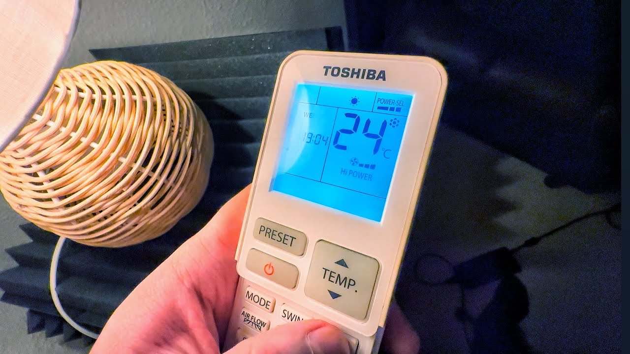 Toshiba Heat Pump & Air Conditioner Remote Control Features Guide | WH ...