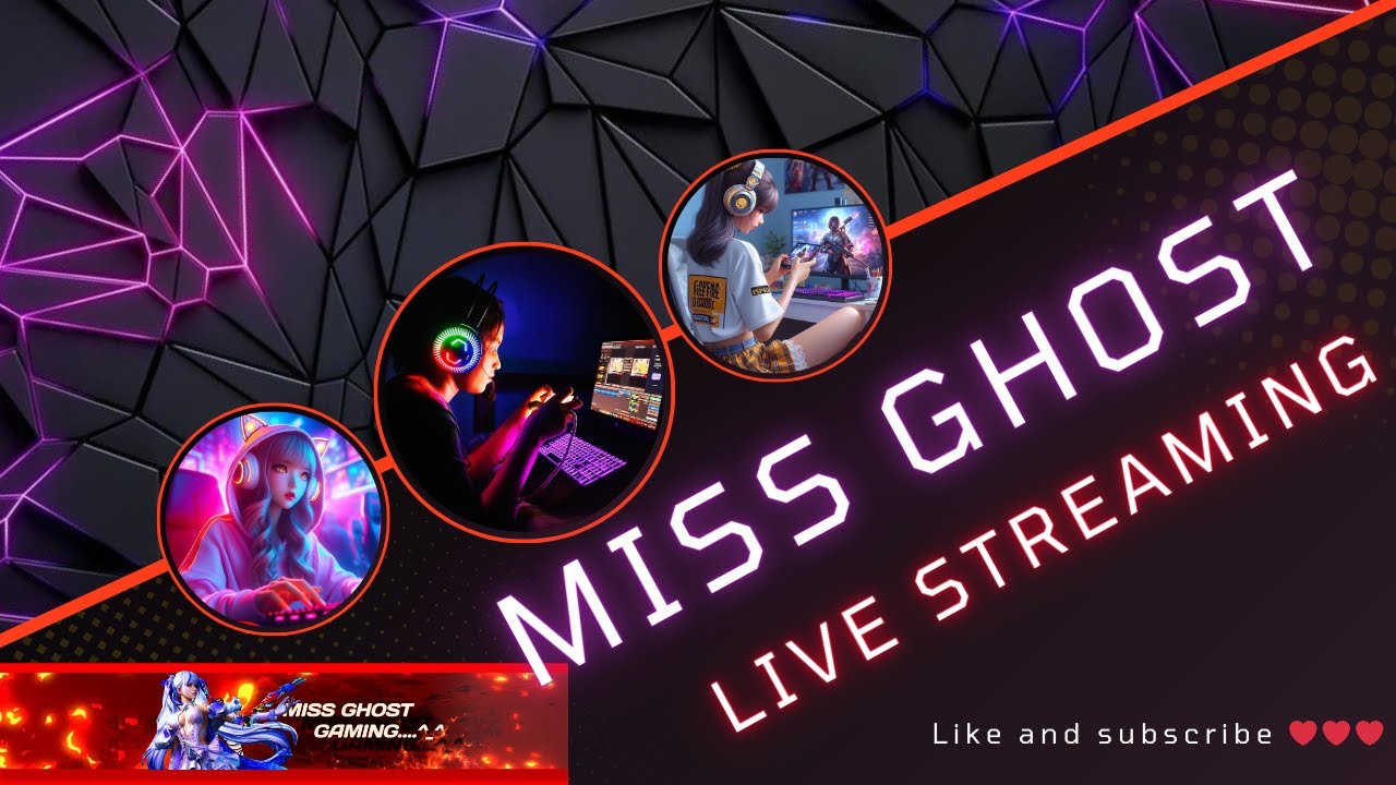 LIVE STREAMING..🔥: ️MISS GHOST | Playing BGMI new update 3.4 | ️JOIN ME ...
