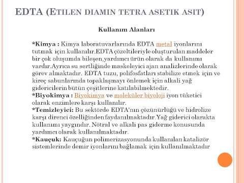 EDTA (Etilen diamin tetra asetik asit) kimyaborsasi.com.tr