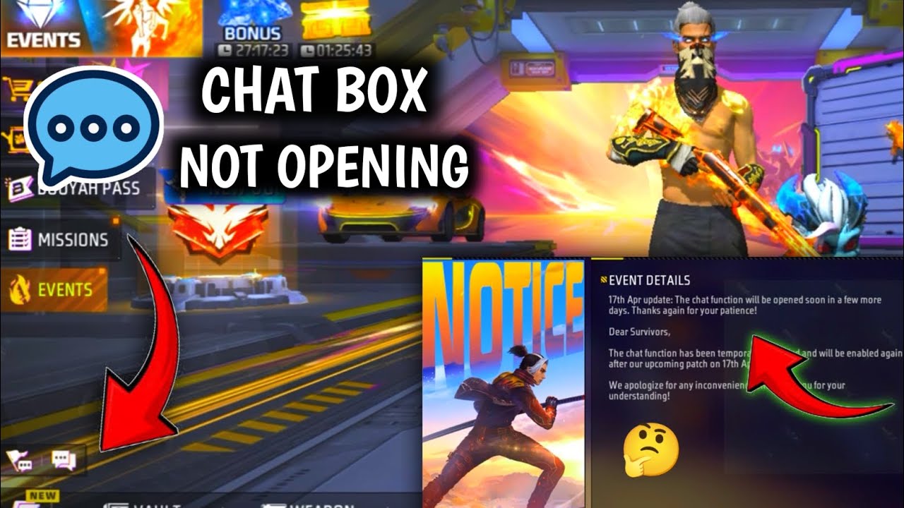 CHAT BOX IS NOT OPENING! 🤔 HOW TO OPEN MESSEGE BOX 😄 - YouTube