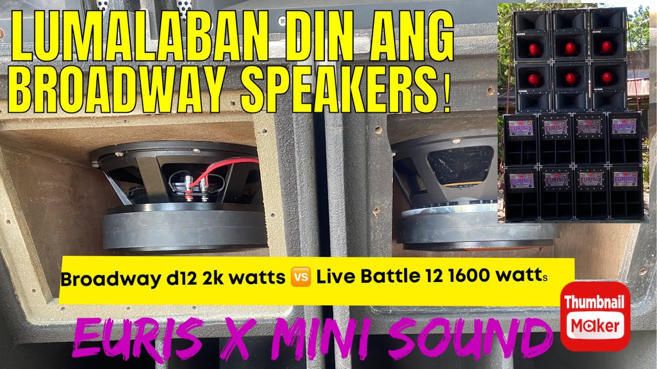 Perfect pang Upgrade sa Speakers ninyo ! | Broadway D12 2000 watts ...