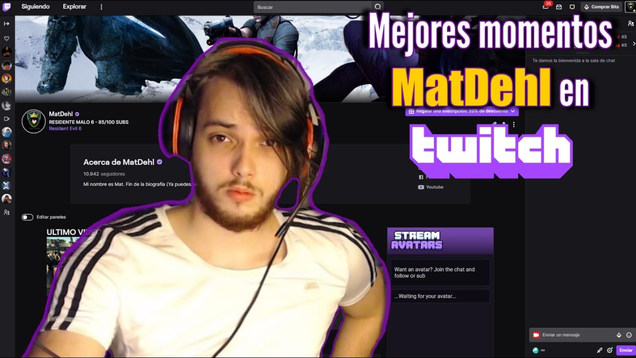 Mejores momentos de MATDEHL en TWITCH - YouTube