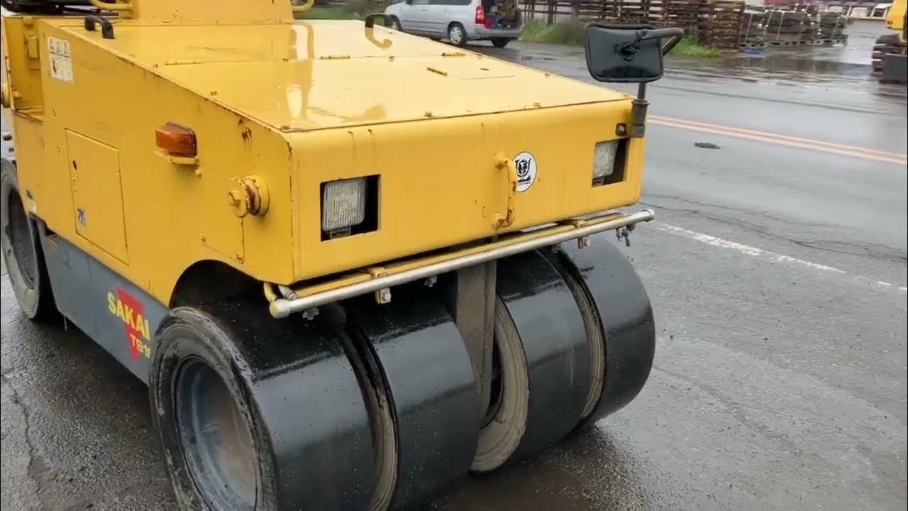 Sakai Pneumatic Tire Roller TS160 | F.Uchiyama & Co.,Ltd. - YouTube