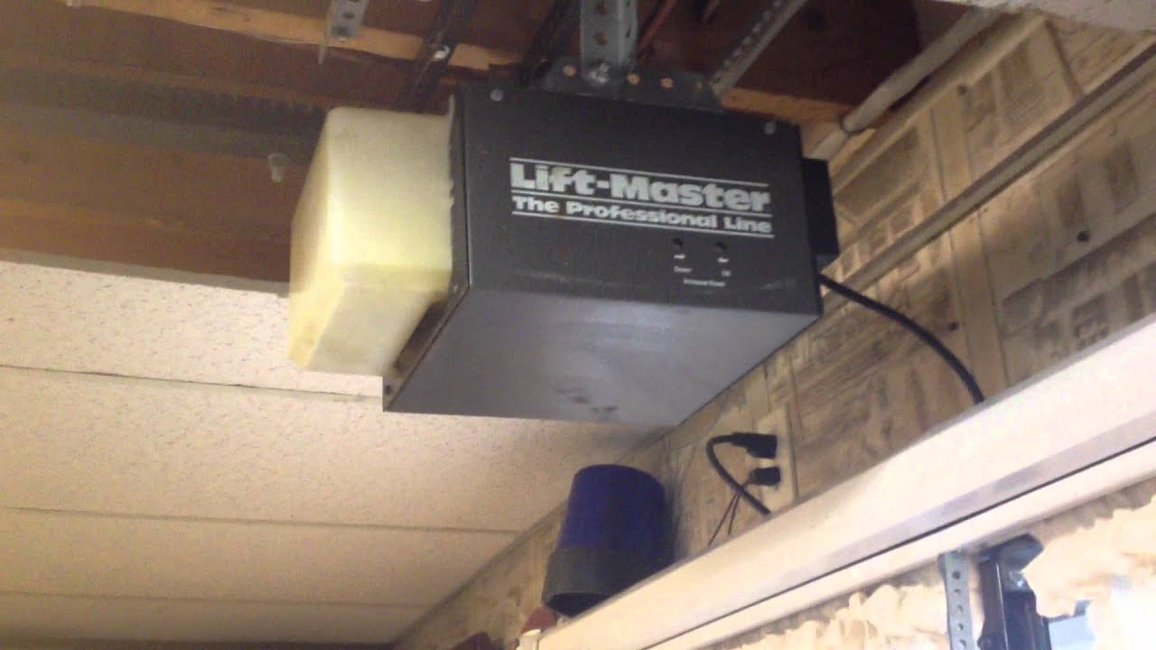 Lift Master Sensor Bypass