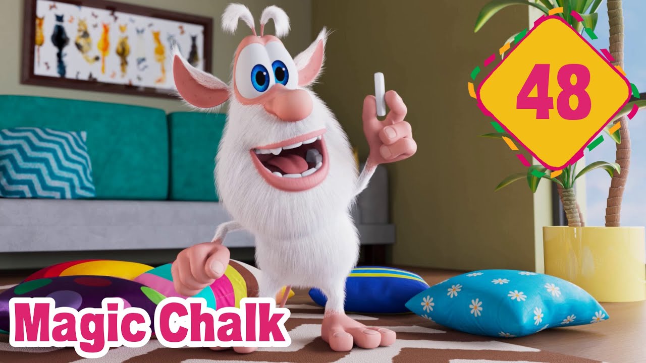 Booba - Episode 48 - Magic Chalk - Funny cartoons for kids - BOOBA ToonsTV - YouTube