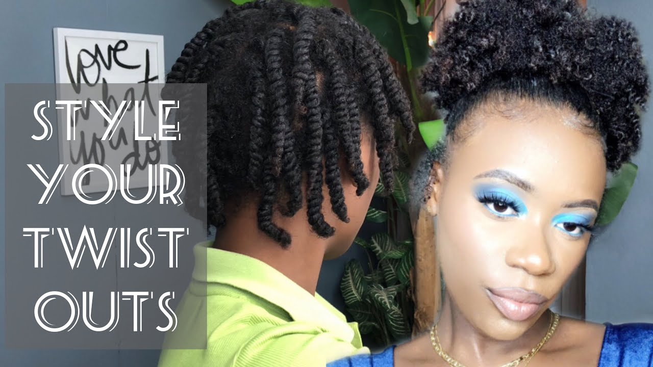 HOW TO STYLE YOUR TWIST OUTS!! (PERFECT FOR STALED OR FAILED TWIST OUTS ...