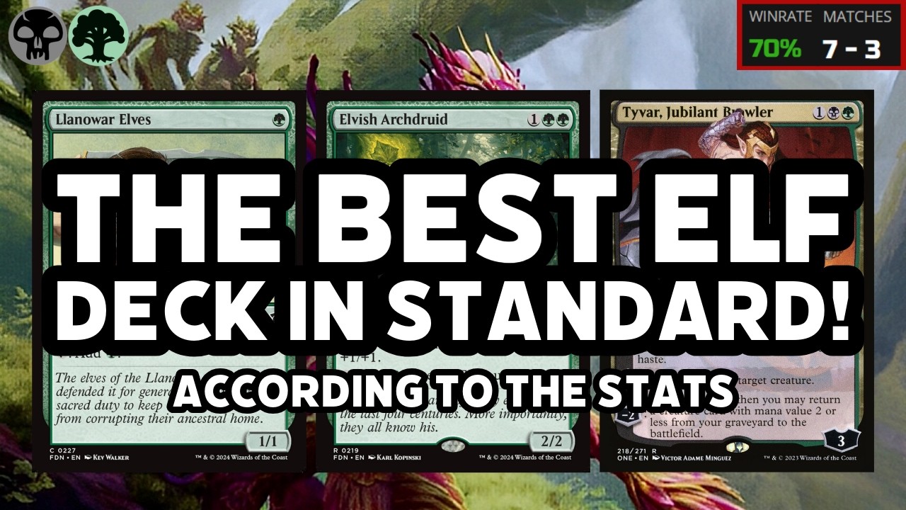 The BEST ELF DECK in Standard! | Foundations Standard | MTG Arena - YouTube