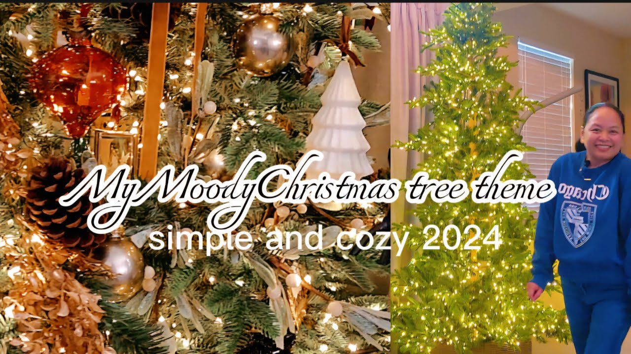 Simple Cozy Moody Christmas tree 2024 - YouTube