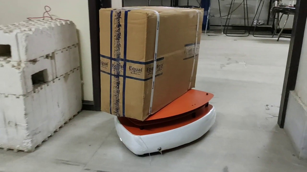 Xena 02 Light Duty Agv Robot By Club First Makeinindia Clubfirst Industry40 Youtube