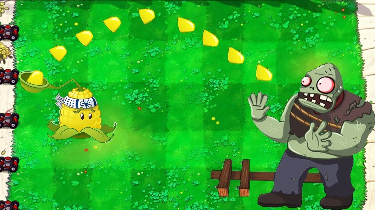 Plants vs Zombie 1 Kernel Pult vs Dr. Zomboss - YouTube