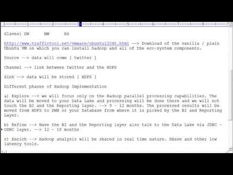Big Data analysis Hadoop with Mapreduce, HIVE, PIG and Spark class 10 - YouTube