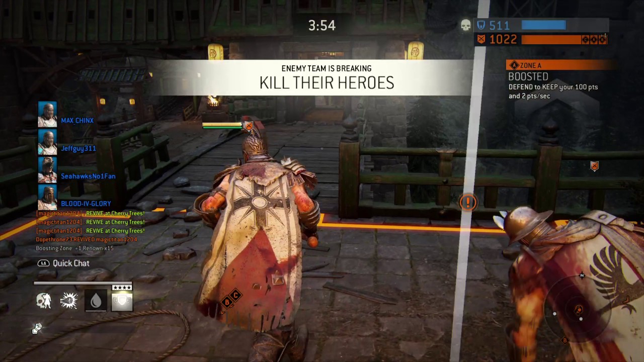 For Honor - Bridge 1v2 Centurion - YouTube