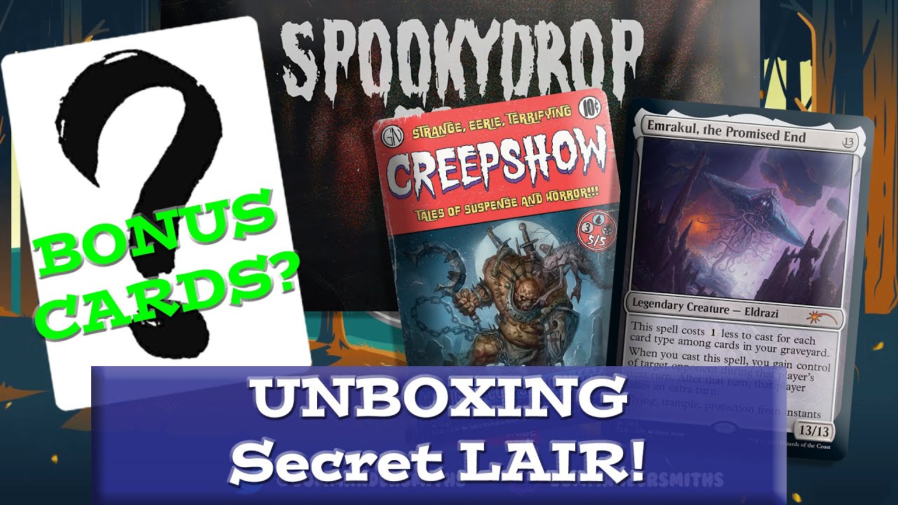 Secret Lair UNBOXING: Creepshow and John Avon Artist Series - YouTube