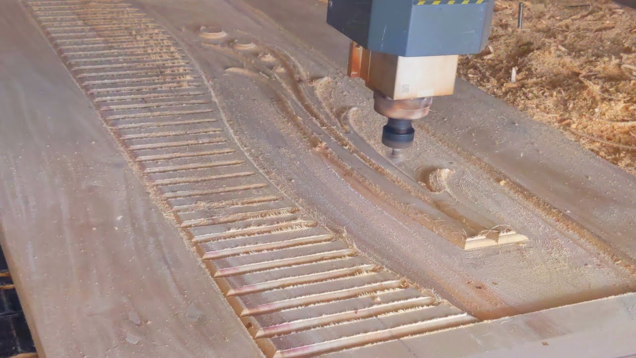 Giant Wooden Door Design With Automated CNC Router - Amazing Modern ...