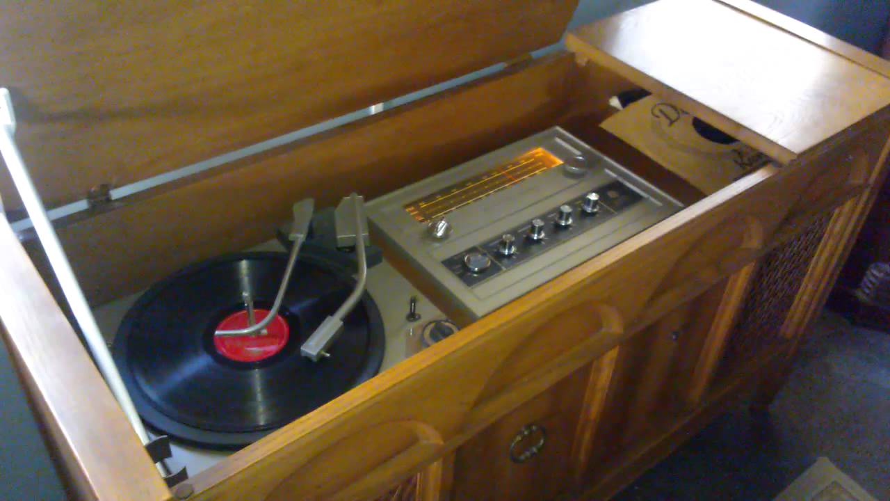 GE solid state console with a new 78 - YouTube