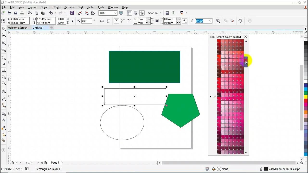 Learning CorelDraw x7 Tutorials in pashto Language Part(06).#coreldraw #coreldrawtutorial # ...