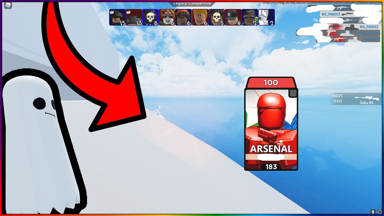 *NEW* Arsenal Invisible Glitch (Roblox) - YouTube