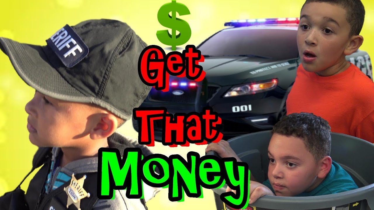 Cops and Robbers - Get that MONEY!!! Police Chase down Sneaky Kids ...