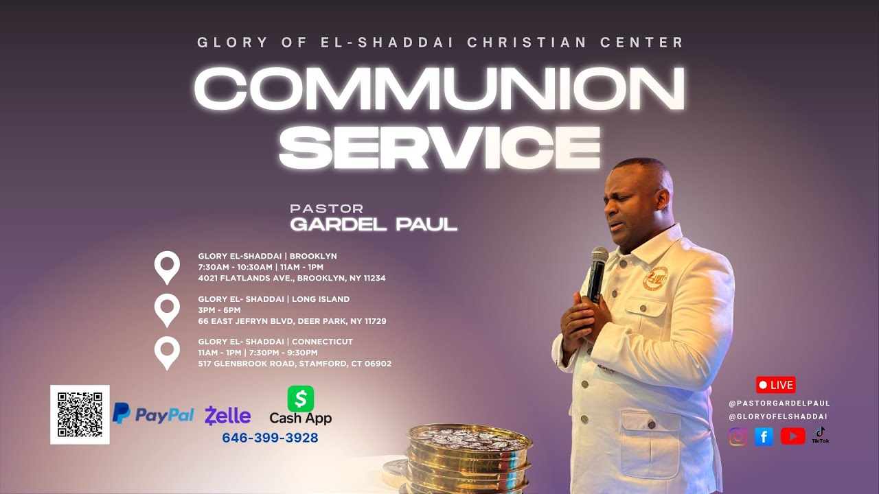 10/05/25 SUNDAY SECOND SERMON @GloryofElshaddai Christian Center BK ...