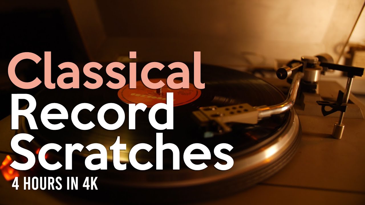 Classical Vinyl Record Scratches l 1 Hour l HD & 4K - YouTube
