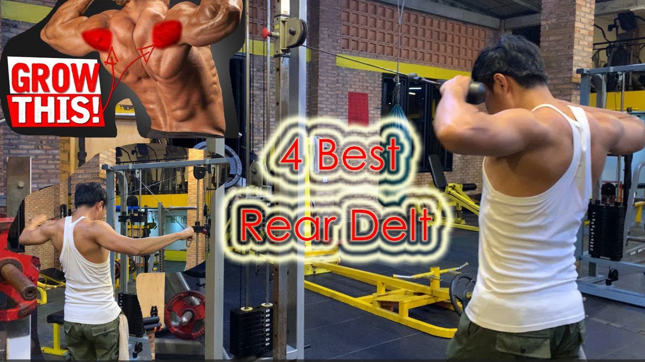 The 4 Best Rear Delt Exercises For Boulder Shoulders - YouTube