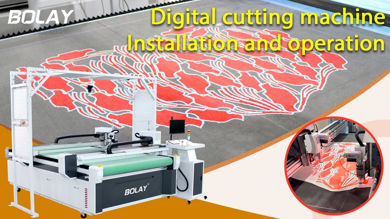 With large CCD + identification software - digital cutting machine ...