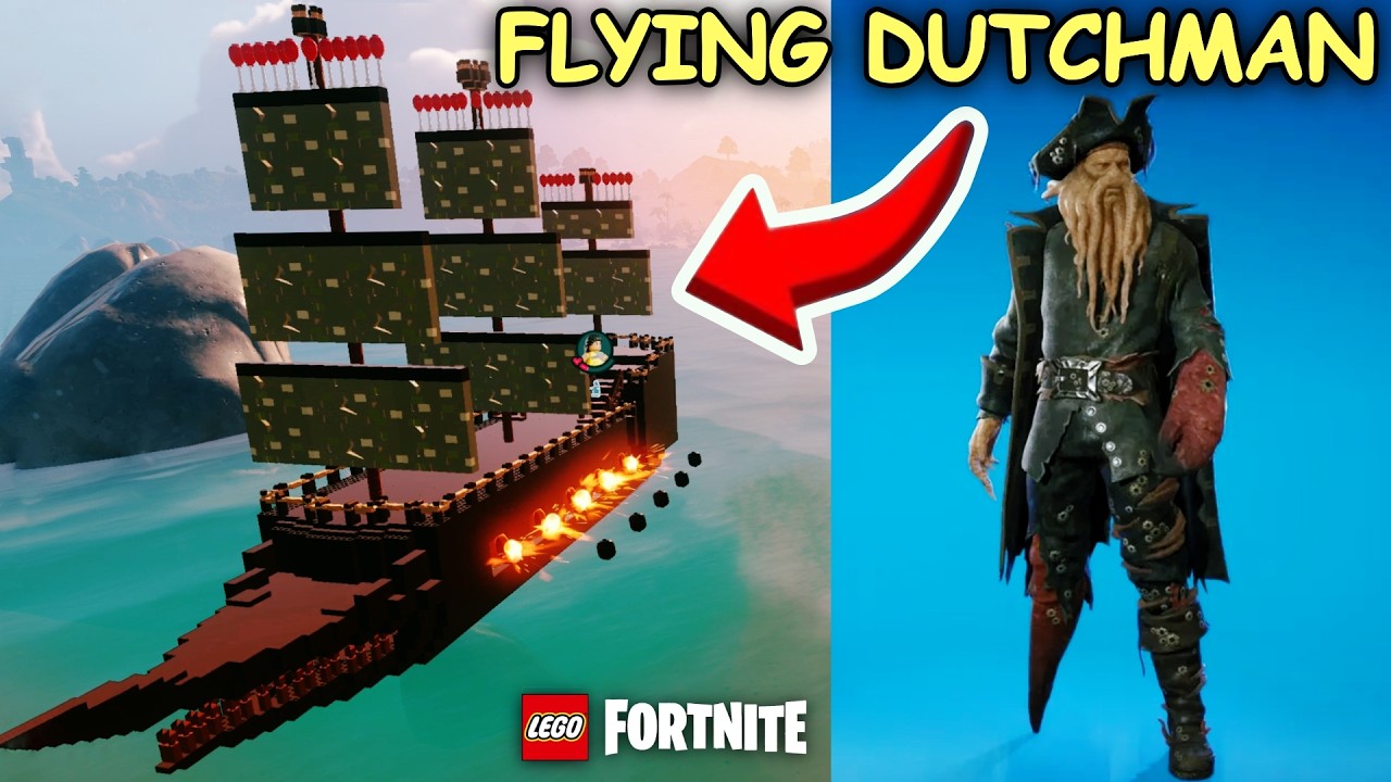 Build an Ultra Realistic FLYING DUTCHMAN Lego Ship in Fortnite – Full ...