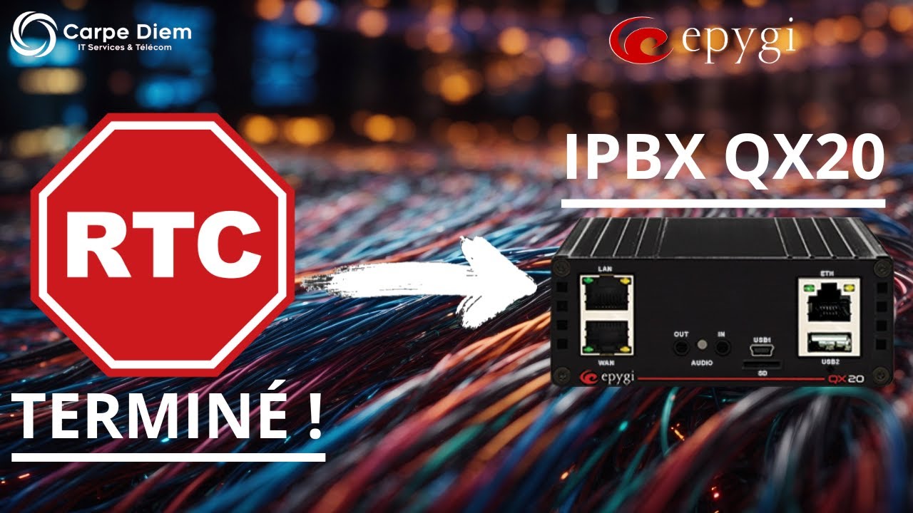 Fin du RTC...passez à l'IP avec l'IPBX Epygi QX20 - YouTube