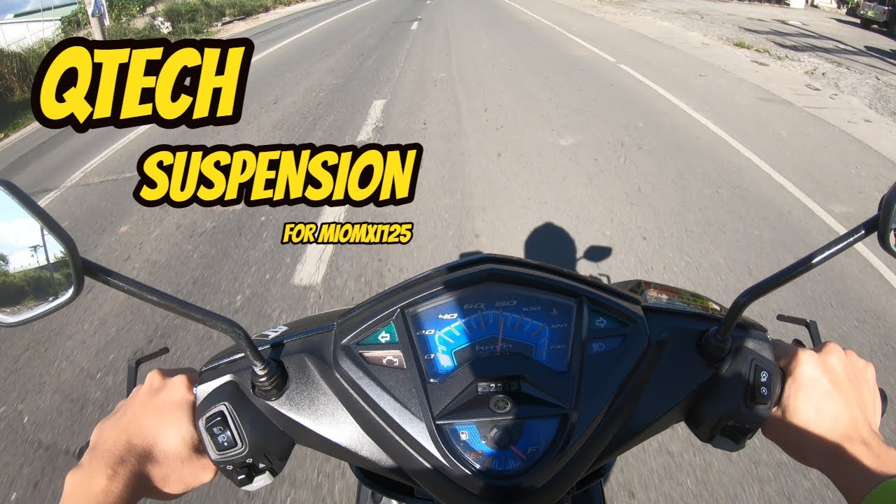 QTECH SUSPENSION FOR MIO MXI 125 (LATEUPLOAD) - YouTube
