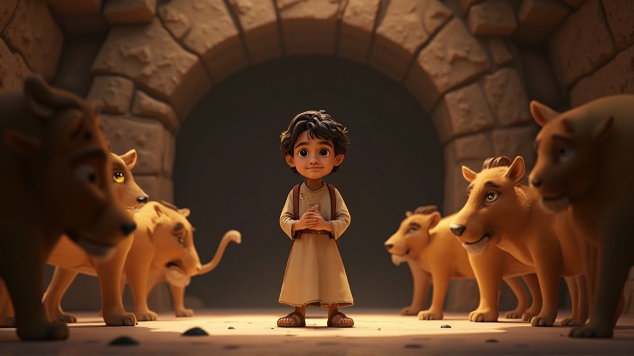 Daniel and the Brave Lion -- A Fun Bible Story for Kids - YouTube