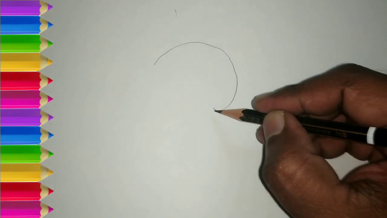 how to draw om symbol step step by step - YouTube
