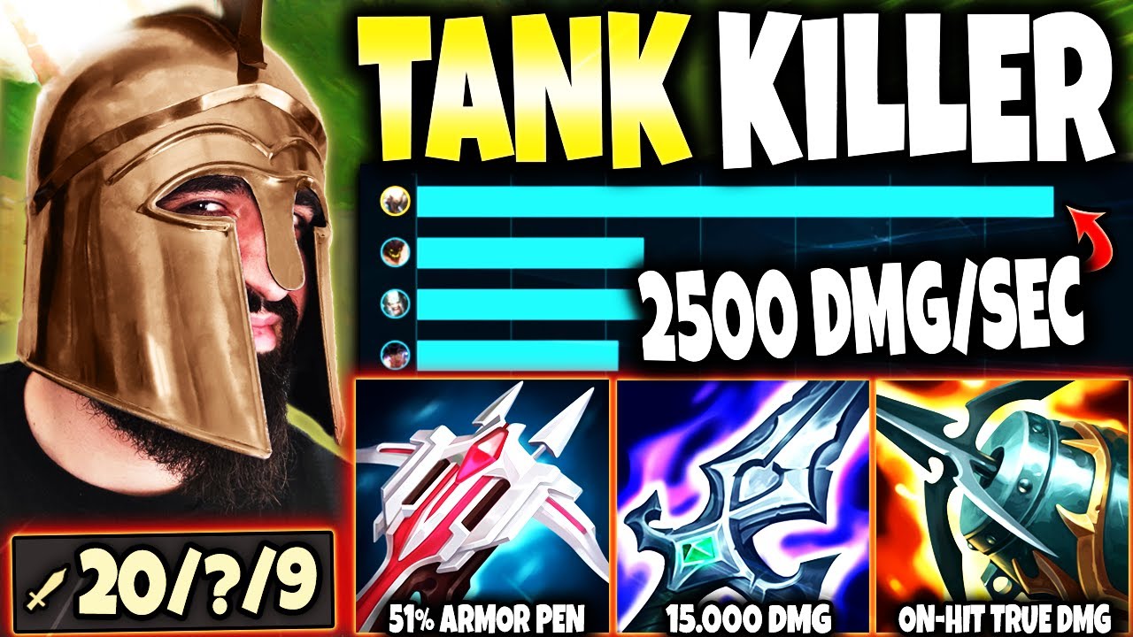 I did 2500+ DMG IN 1 SEC with this TANK KILLER ON-HIT PANTHEON BUILD 🔥 ...
