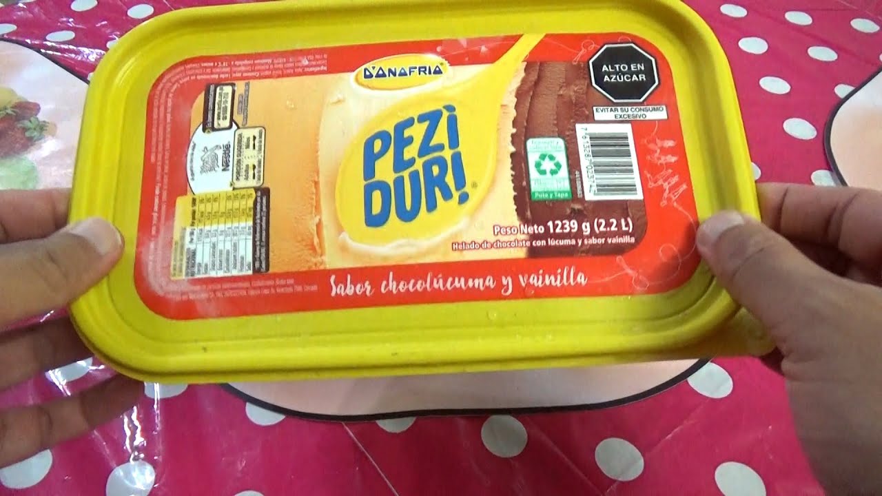 HELADO PEZIDURI TRICOLOR 2Lt - CHOCOLATE / VAINILLA / LUCUMA - YouTube