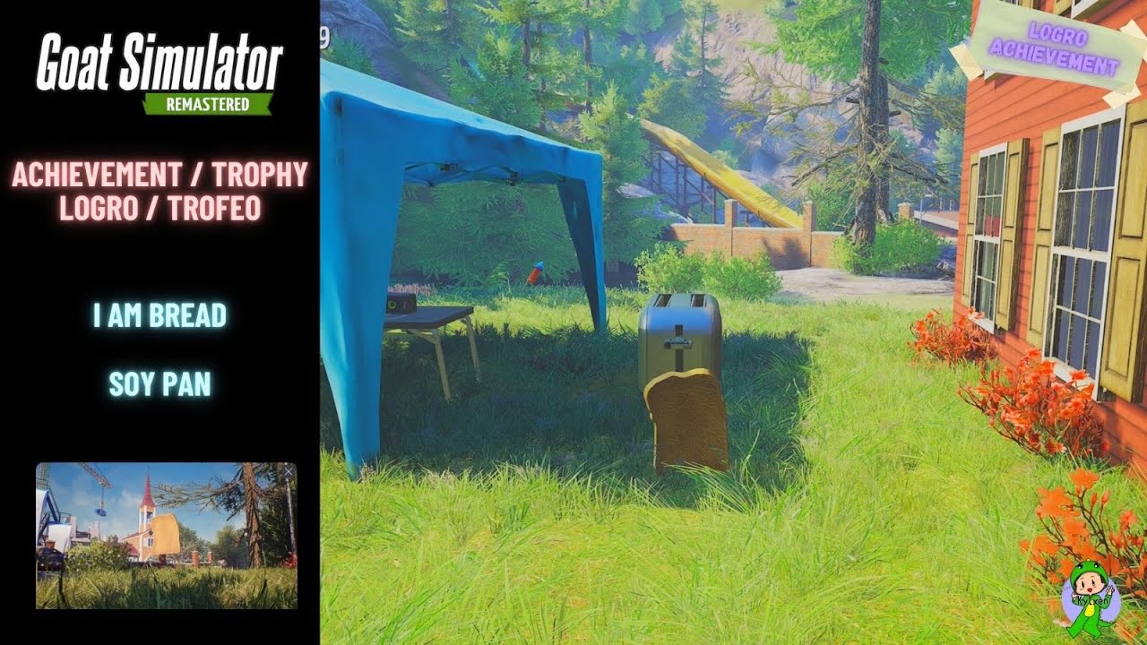 Goat Simulator: Remastered - I Am Bread Achievement/Trophy Guide - YouTube