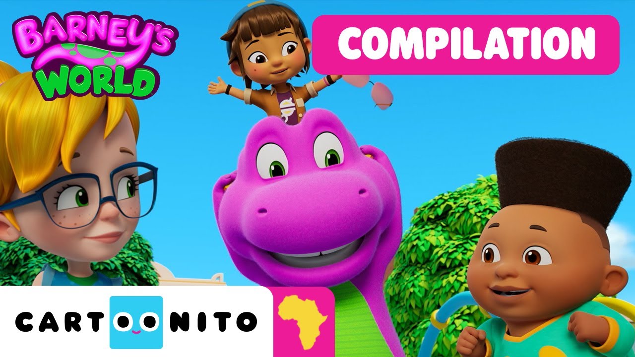 Musical Moments 💗🎵 Barney's World Compilation | Cartoonito Africa ...