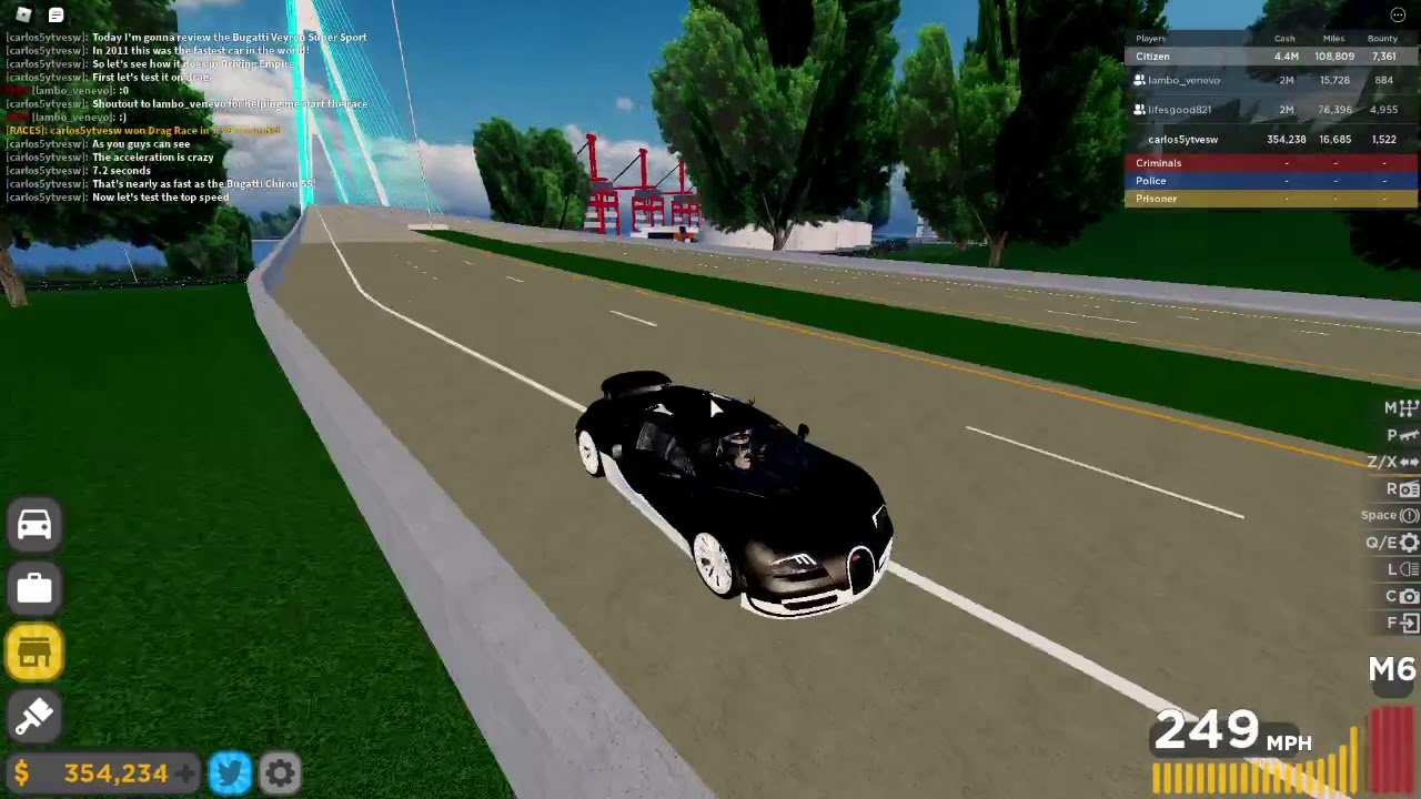 MOST LEGENDARY BUGATTI! Bugatti Veyron SS review | ROBLOX: Driving ...