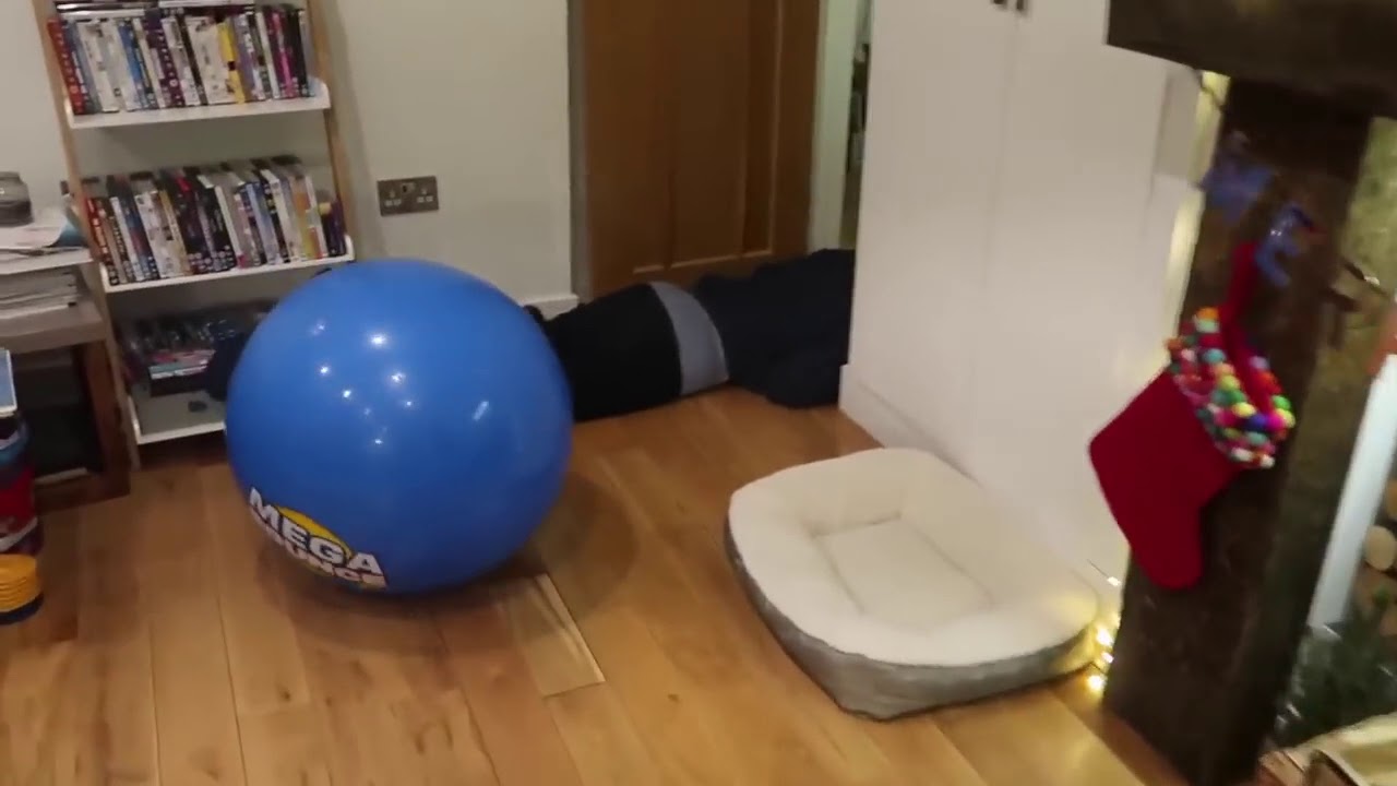 MARK FERRIS FALLING OFF YOGA BALL INTO A WALL - YouTube