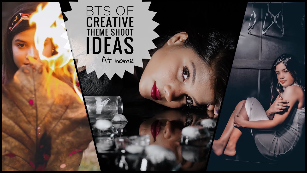 Behind the scenes of creative theme shoot ideas at home - YouTube
