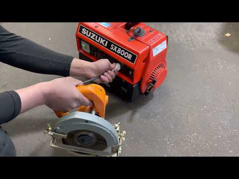 Suzuki portable generator SX800R - YouTube