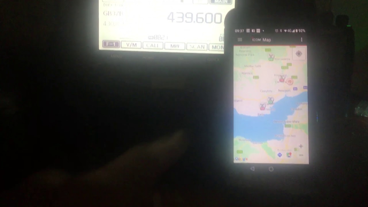 Icom 5100 Bluetooth app - YouTube