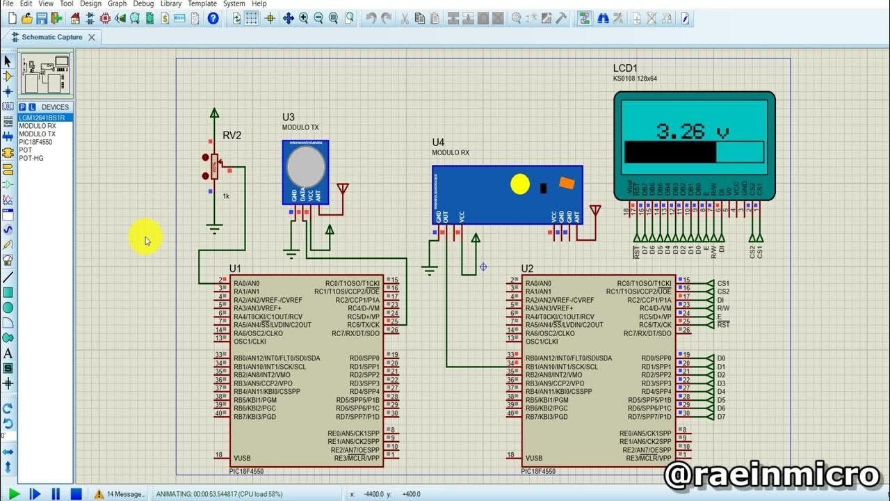 Interfacing RF module with PIC18F4550 - YouTube