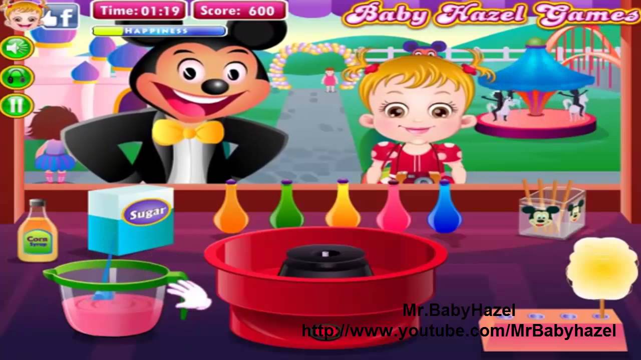 Baby Hazel in Disneyland video-Fun time for kids-Baby Games part 3 ...