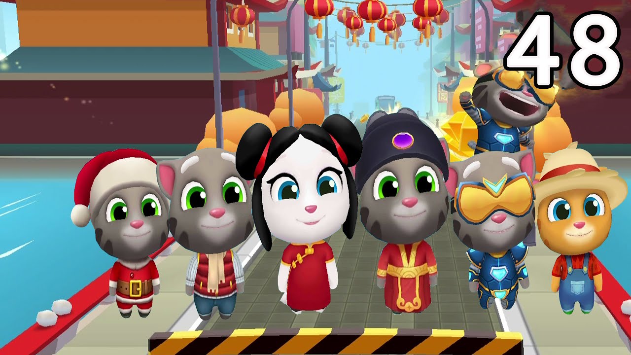 Talking Tom Gold Run Gameplay Walkthrough | Part 48 | 4K UHD - YouTube