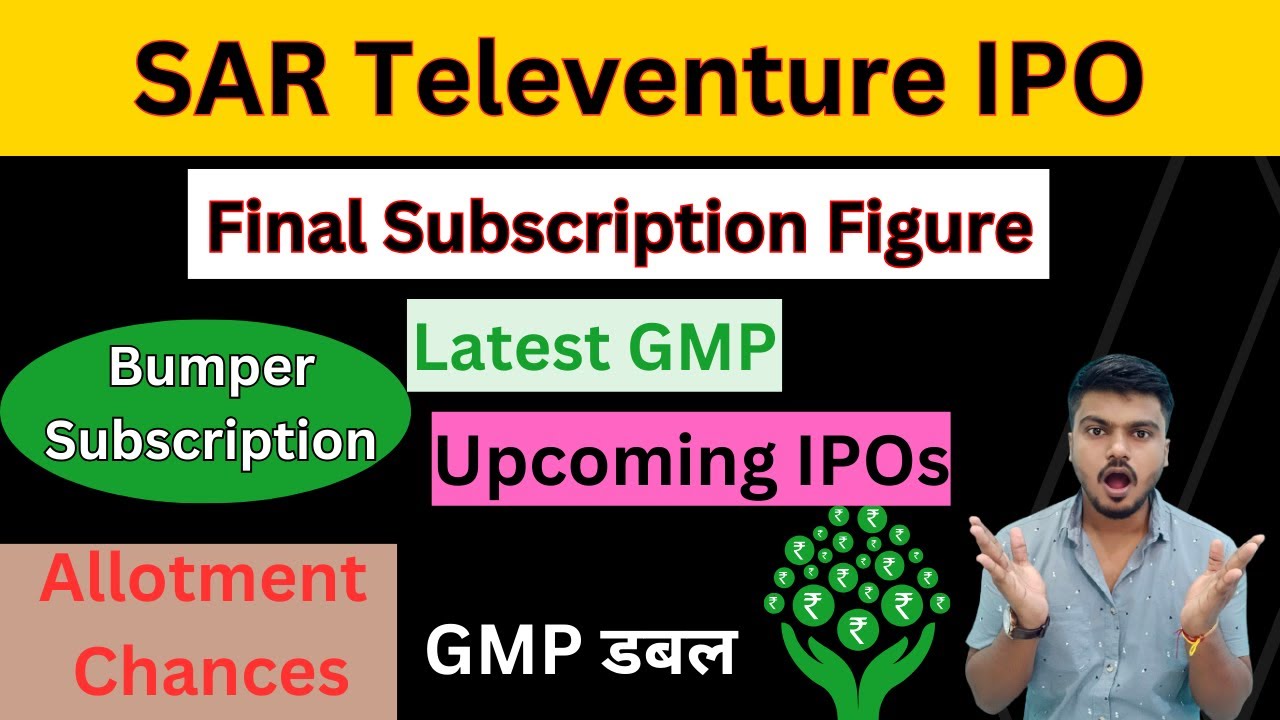 SAR Televenture ipo | Final Subscription Figure | sar televenture ipo ...