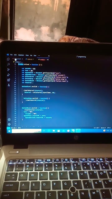 Javascript Stopwatch Htmlcsss Youtube
