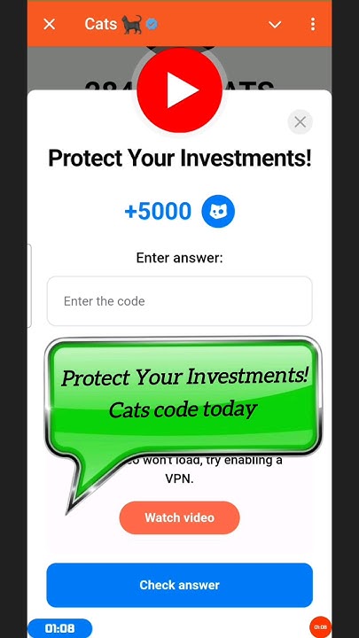 Protect Your Investments! cats code | +5000 free cats code today | cats video answer | cats code ...