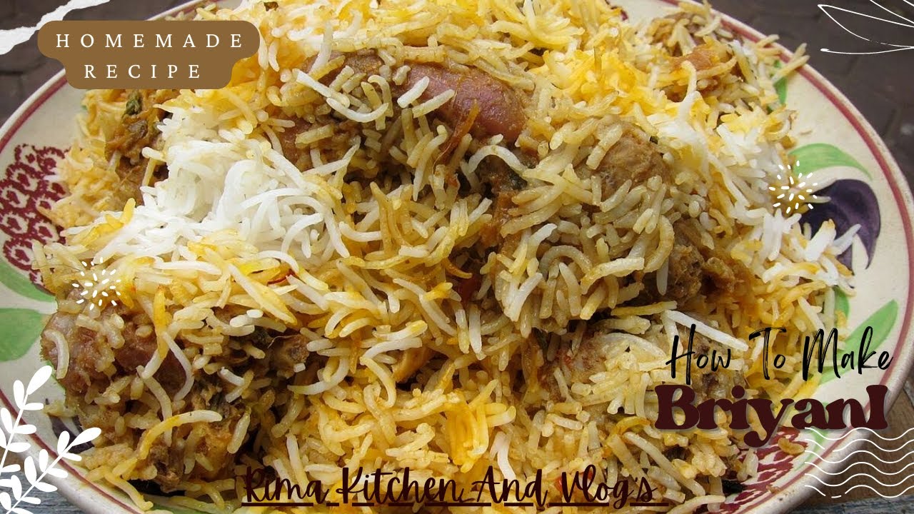 Easy Homemade Chicken Briyani Recipe Just Only 1.5 Hours || Simple Easy ...