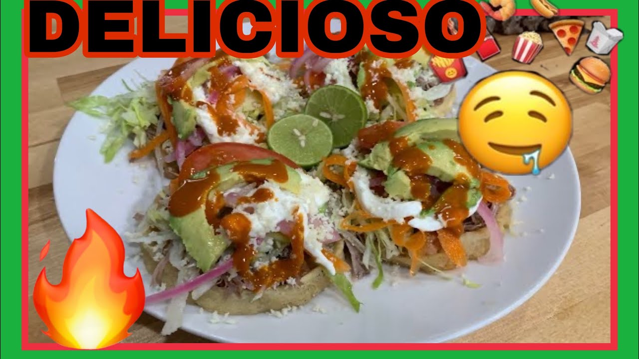 SOPES ESTILO SINALOA FACIL Y RAPIDO , COMIDA MEXICANA - YouTube