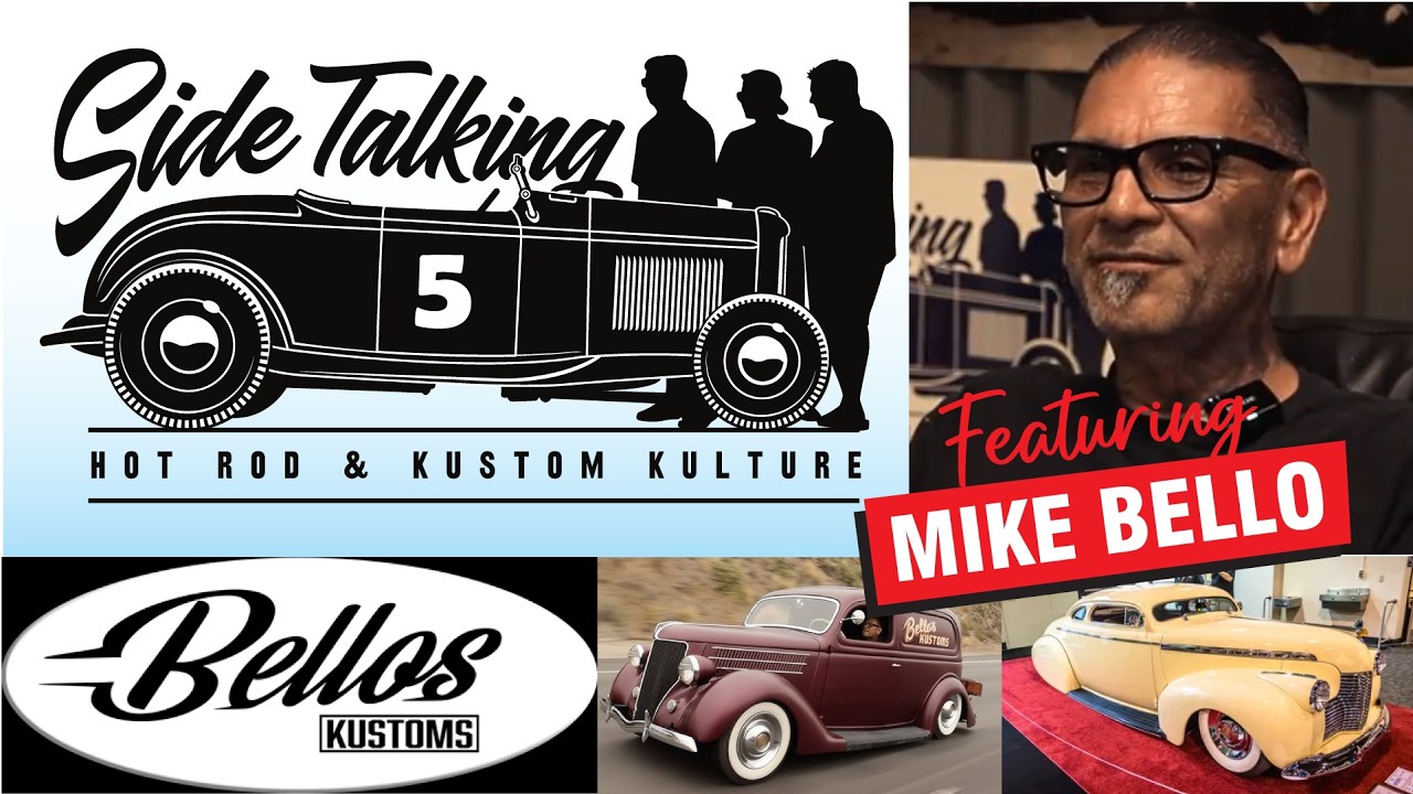 Mike Bello from Bello's Kustoms Interview on Side Talking - YouTube