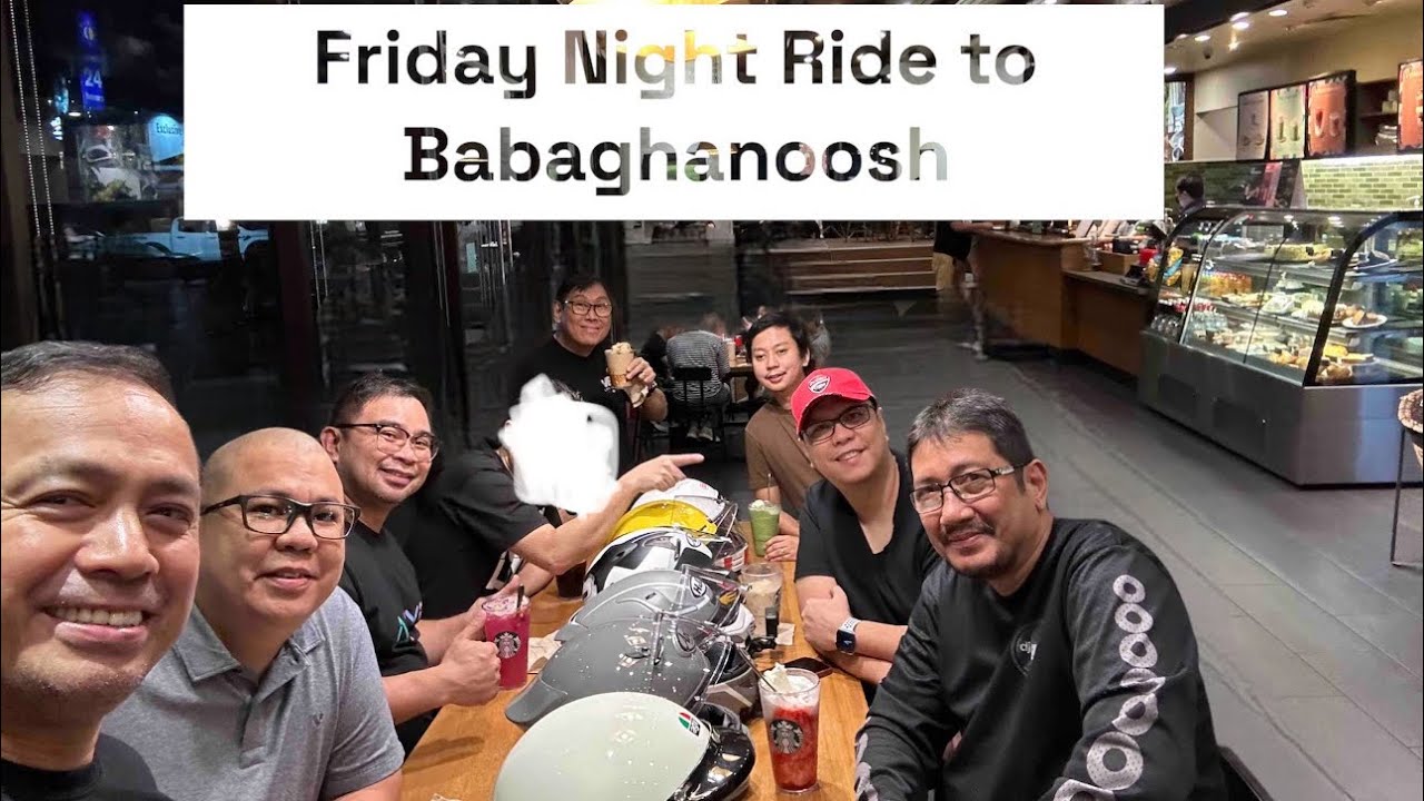 Vespa Friday Night Ride to Babaghanoosh - YouTube
